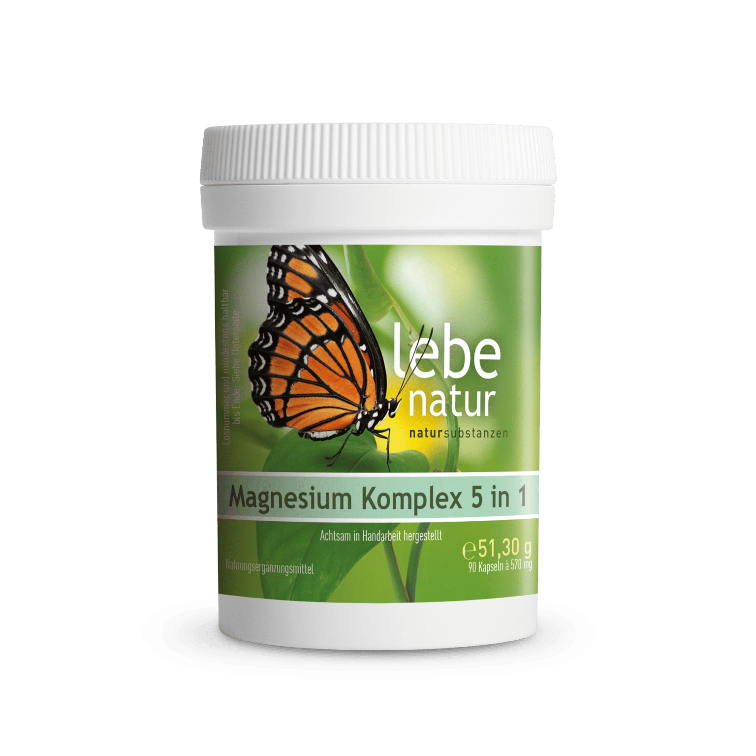 lebe natur® Magnesium Komplex 5 in 1 90er